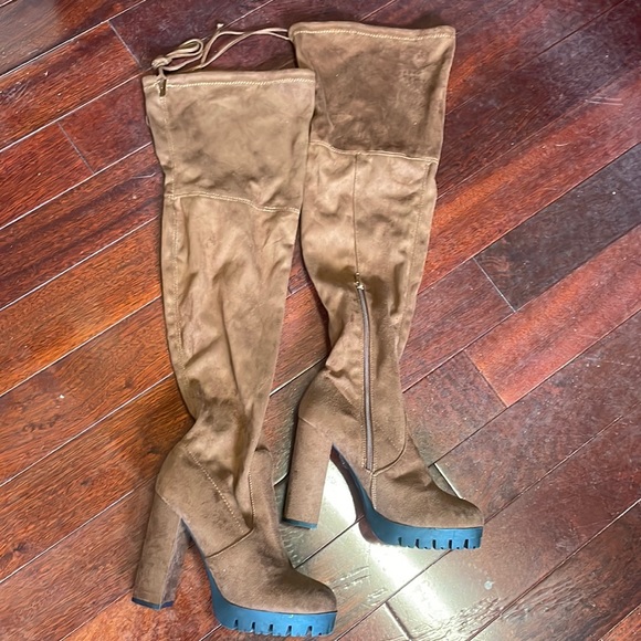 Wild Diva | Shoes | New Wild Diva High High Boots Boho Festival Photo ...